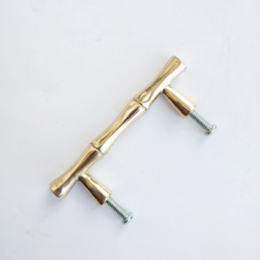 Brass Bamboo Pull [medium] | by Pineapple Traders